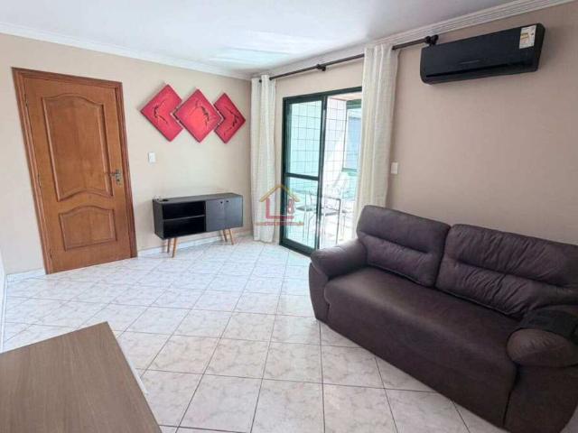 Apartamento em Canto do Forte, Praia Grande/SP de 55m² 1 quartos para locação R$ 3.500,00/mes