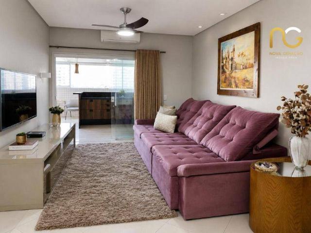 Apartamento em Canto do Forte, Praia Grande/SP de 144m² 3 quartos à venda por R$ 1.299.000,00