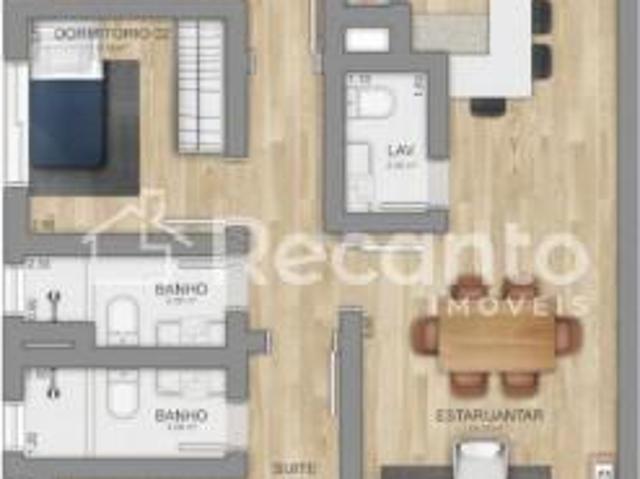 Apartamento em Centro, Canela/RS de 106m² 3 quartos à venda por R$ 1.710.242,00