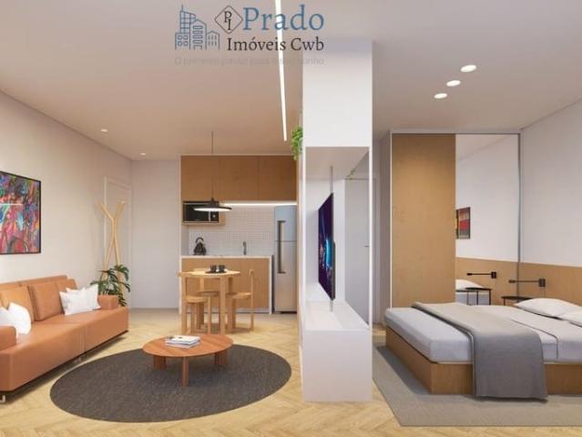 Apartamento em Centro Cívico, Curitiba/PR de 33m² 1 quartos à venda por R$ 464.843,00