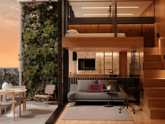 Apartamento em Centro, Curitiba/PR de 23m² 1 quartos à venda por R$ 298.699,00