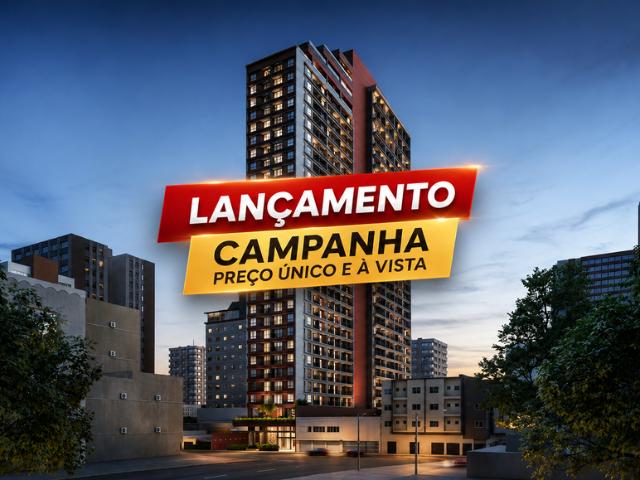 Apartamento em Centro, Curitiba/PR de 24m² 1 quartos à venda por R$ 417.800,00