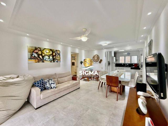 Apartamento em Centro, Guarujá/SP de 135m² 3 quartos à venda por R$ 749.000,00