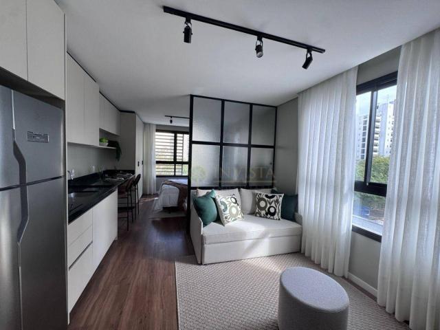 Apartamento em Centro, Florianópolis/SC de 36m² 1 quartos para locação R$ 5.400,00/mes