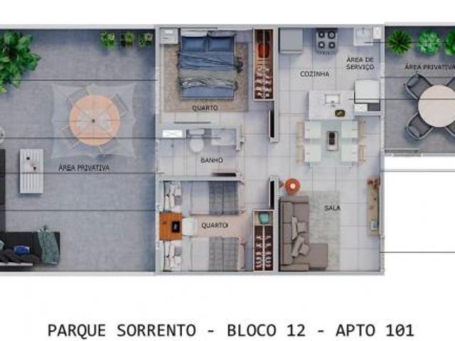 Apartamento em Centro, São José do Rio Preto/SP de 39m² 2 quartos à venda por R$ 227.990,00
