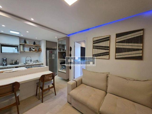 Apartamento em Centro, São Vicente/SP de 50m² 1 quartos à venda por R$ 249.000,00