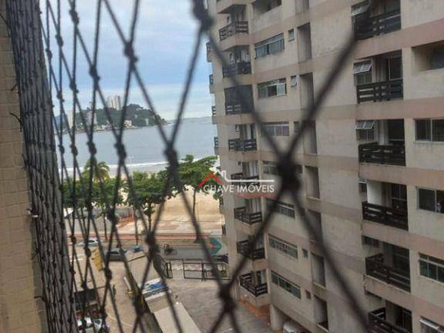 Apartamento em Centro, São Vicente/SP de 52m² 1 quartos à venda por R$ 299.000,00