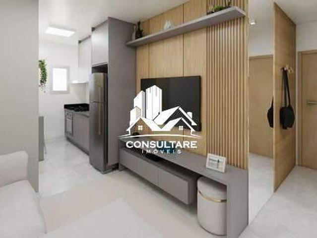 Apartamento em Centro, São Vicente/SP de 56m² 2 quartos à venda por R$ 348.000,00