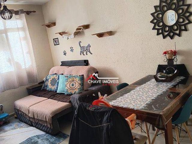 Apartamento em Centro, São Vicente/SP de 59m² 1 quartos à venda por R$ 269.000,00