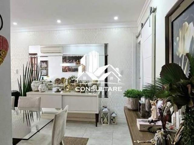 Apartamento em Centro, São Vicente/SP de 159m² 3 quartos à venda por R$ 569.000,00