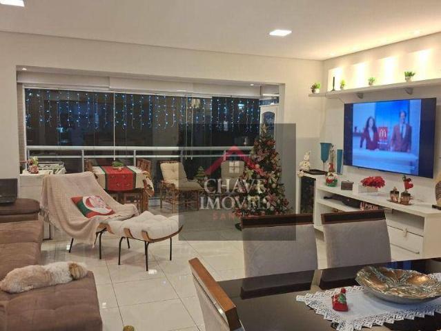 Apartamento em Centro, Santos/SP de 100m² 3 quartos à venda por R$ 1.299.900,00