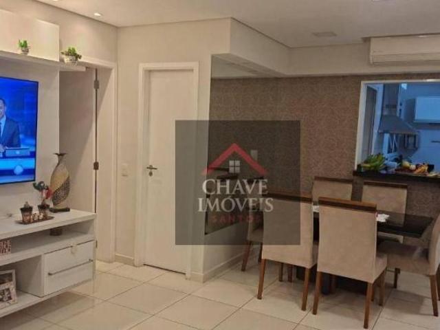 Apartamento em Centro, Santos/SP de 100m² 3 quartos à venda por R$ 1.300.000,00