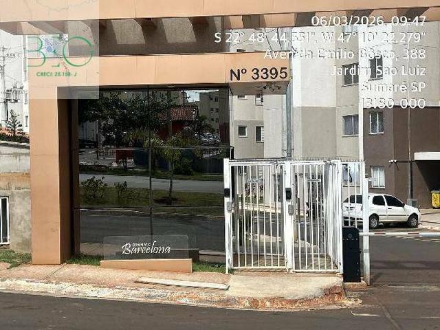 Apartamento em Centro, Sumaré/SP de 44m² 2 quartos à venda por R$ 125.322,42