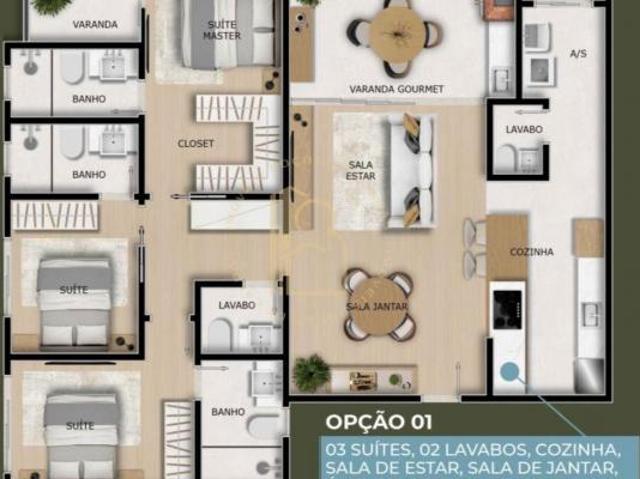 Apartamento em Centro Poços de Caldas, MG
