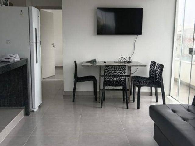 Apartamento em Centro, Peruíbe/SP de 50m² 1 quartos para locação R$ 1.900,00/mes