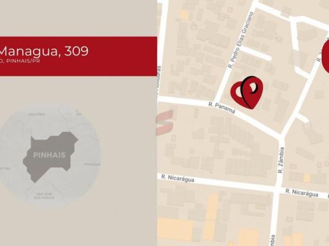 Apartamento em Centro, Pinhais/PR de 62m² à venda por R$ 368.000,00