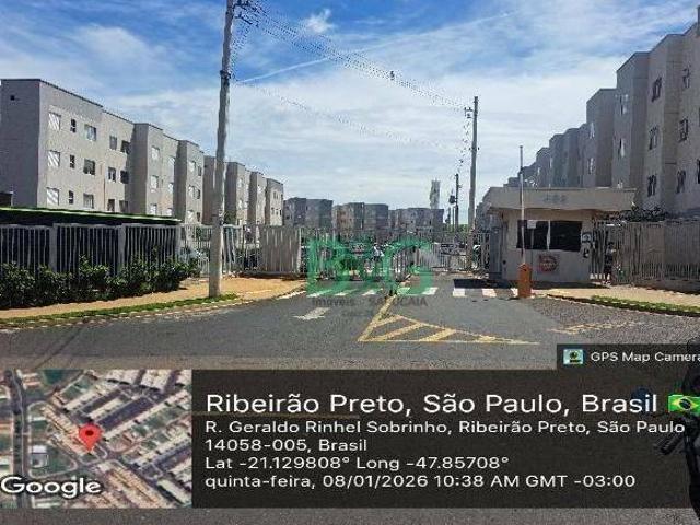 Apartamento em Centro, Ribeirão Preto/SP de 43m² 2 quartos à venda por R$ 97.778,11