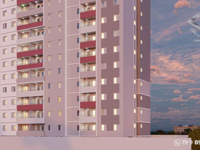 Apartamento em Chácara Bela Vista, Sumaré/SP de 55m² 2 quartos à venda por R$ 309.873,00