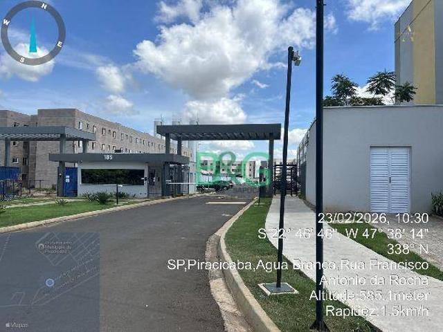 Apartamento em Chácaras Água Branca, Piracicaba/SP de 45m² 2 quartos à venda por R$ 103.604,06