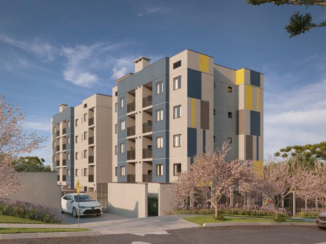 Apartamento em Cidade Jardim, São José dos Pinhais/PR de 40m² 2 quartos à venda por R$ 435.707,00