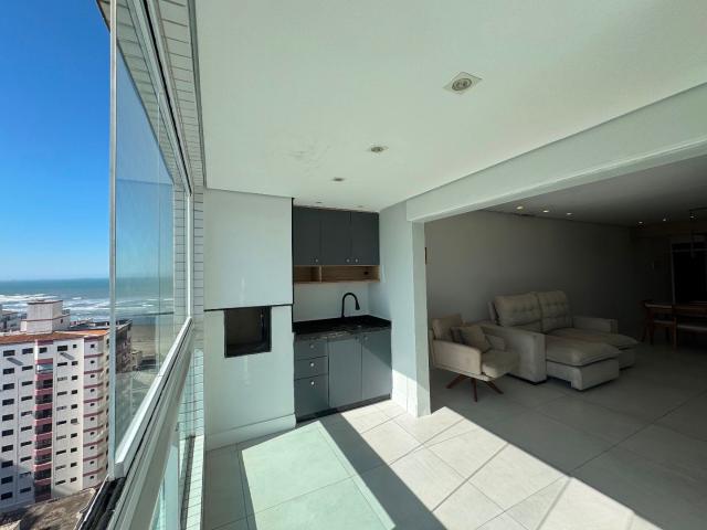 Apartamento em Cidade Ocian, Praia Grande/SP de 129m² 3 quartos para locação R$ 6.000,00/mes