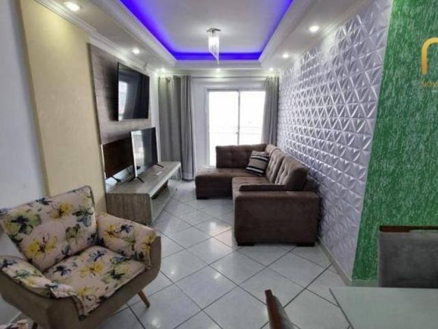 Apartamento em Cidade Ocian, Praia Grande/SP de 130m² 3 quartos à venda por R$ 550.000,00