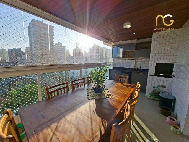 Apartamento em Cidade Ocian, Praia Grande/SP de 142m² 3 quartos à venda por R$ 989.000,00
