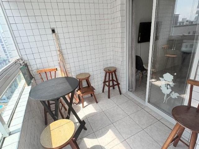 Apartamento em Cidade Ocian, Praia Grande/SP de 42m² 1 quartos à venda por R$ 327.900,00
