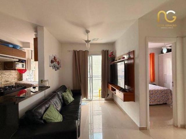 Apartamento em Cidade Ocian, Praia Grande/SP de 48m² 2 quartos à venda por R$ 350.000,00
