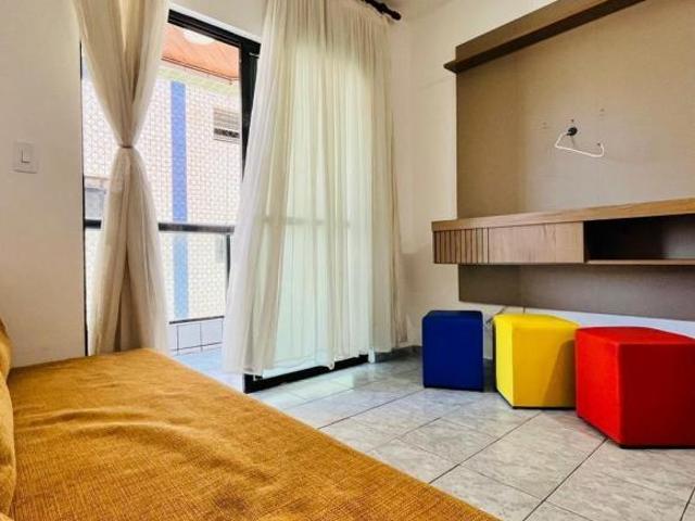 Apartamento em Cidade Ocian, Praia Grande/SP de 52m² 1 quartos à venda por R$ 329.900,00 ou para loc