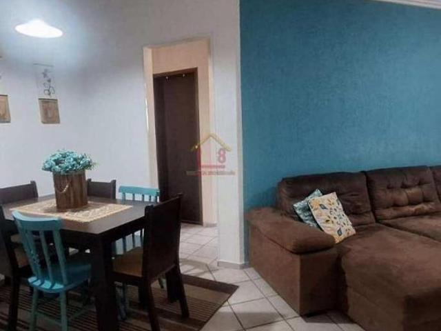 Apartamento em Cidade Ocian, Praia Grande/SP de 60m² 1 quartos à venda por R$ 360.000,00