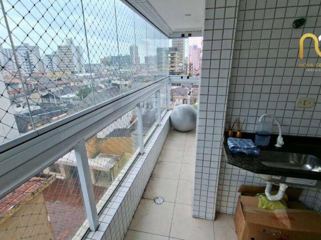 Apartamento em Cidade Ocian, Praia Grande/SP de 63m² 2 quartos à venda por R$ 389.000,00