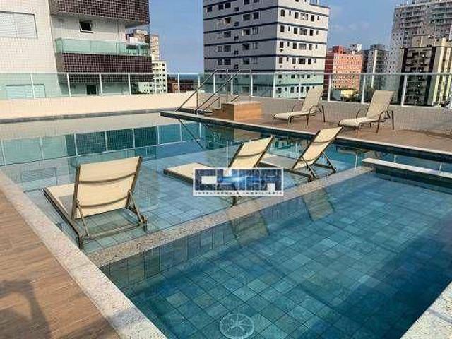 Apartamento em Cidade Ocian, Praia Grande/SP de 70m² 2 quartos à venda por R$ 574.900,00