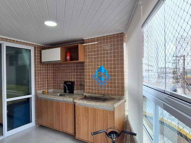 Apartamento em Cidade Ocian, Praia Grande/SP de 72m² 2 quartos à venda por R$ 569.000,00