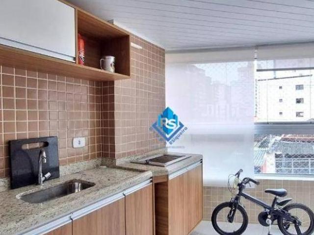 Apartamento em Cidade Ocian, Praia Grande/SP de 72m² 2 quartos à venda por R$ 570.000,00