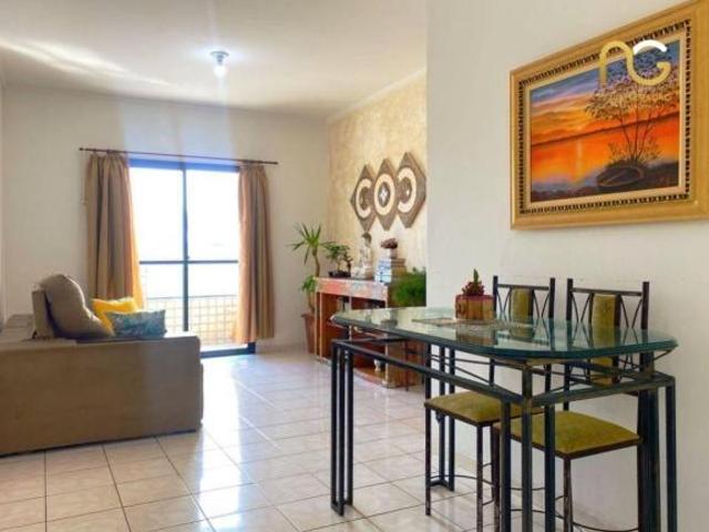 Apartamento em Cidade Ocian, Praia Grande/SP de 74m² 1 quartos à venda por R$ 395.000,00