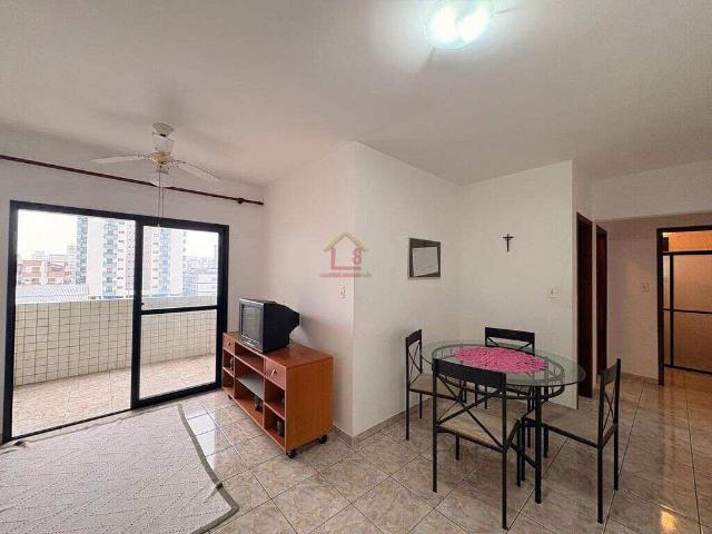 Apartamento em Cidade Ocian, Praia Grande/SP de 75m² 2 quartos para locação R$ 3.000,00/mes