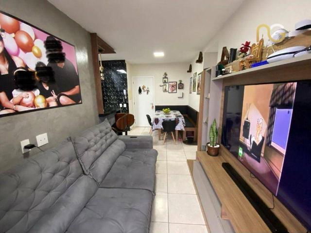 Apartamento em Cidade Ocian, Praia Grande/SP de 76m² 3 quartos à venda por R$ 559.900,00