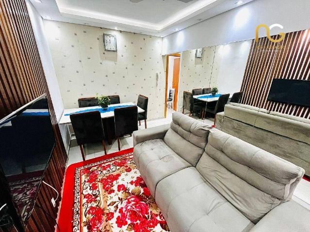Apartamento em Cidade Ocian, Praia Grande/SP de 86m² 2 quartos à venda por R$ 449.900,00