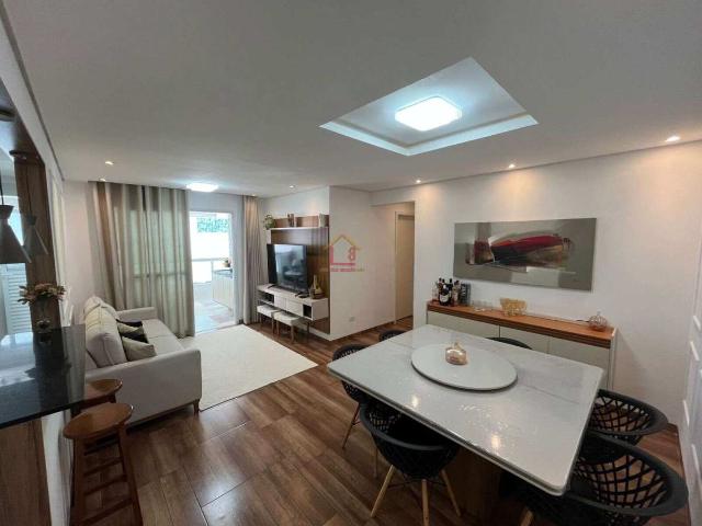 Apartamento em Cidade Ocian, Praia Grande/SP de 90m² 3 quartos à venda por R$ 694.000,00