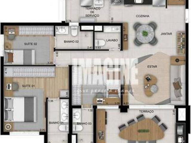 Apartamento em Cidade Mãe do Céu, São Paulo/SP de 110m² 3 quartos à venda por R$ 1.624.000,00