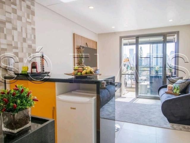 Apartamento em Cidade Monções, São Paulo/SP de 36m² 1 quartos para locação R$ 4.500,00/mes