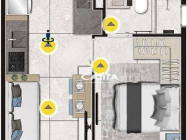 Apartamento em Cidade Satélite Santa Bárbara, São Paulo/SP de 24m² 1 quartos à venda por R$ 153.700