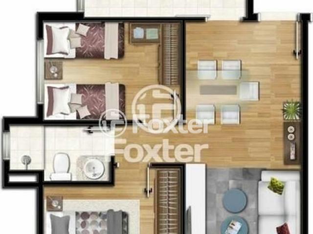 Apartamento em condomínio com 2 dormitórios em Porto Alegre