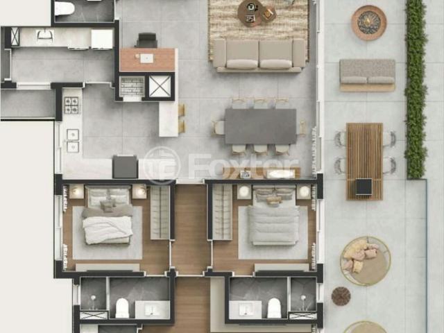 Apartamento em condomínio com 3 dormitórios em Canoas