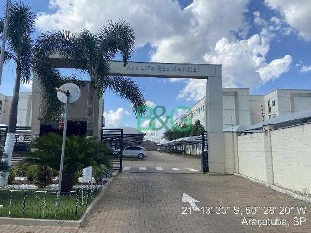 Apartamento em Conjunto Habitacional Claudionor Cinti, Araçatuba/SP de 39m² 2 quartos à venda por R$