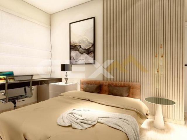 Apartamento em construção com 02 quartos e 01 vagas no centro