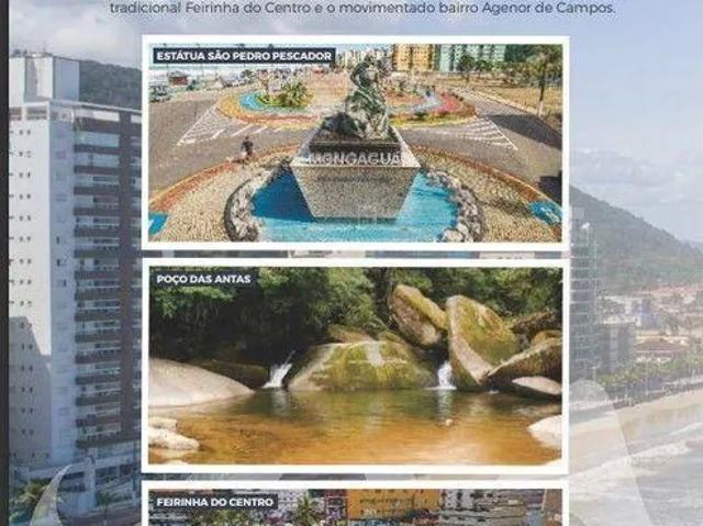 Apartamento em construção com 3 dormitórios à venda, 102 m² por R$ 763.988 Centro Mongaguá/SP