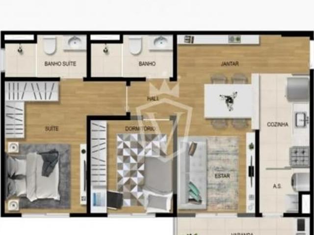 Apartamento em construção à venda no Gioviale Residencial Medeiros, Jundiai/SP