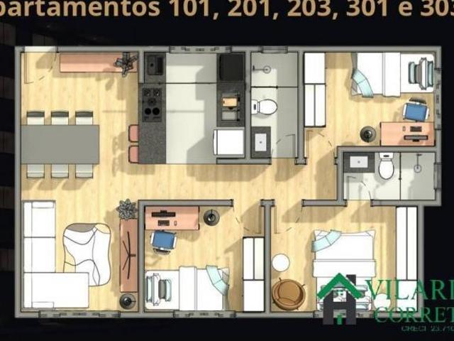 APARTAMENTO EM CONSTRUÇÃO BAIRRO N. FLORESTA ENTREGA PREVISTA DEZEMBRO 202